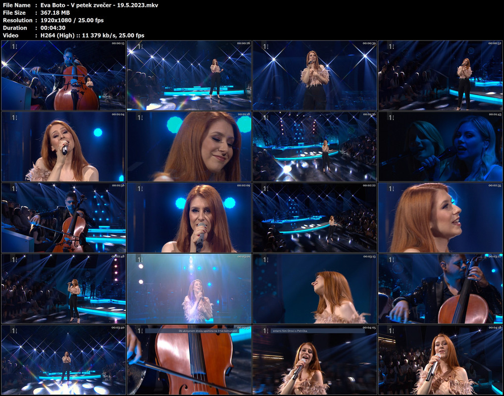 Melani Mekicar, Eva Boto, Taja Padežnik, Manca Druškovič, Nina Pušlar - V petek zvečer - 19.5. ...