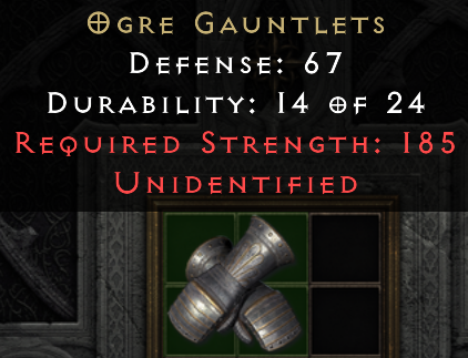 Need Unid Steelrend - Topic - d2jsp