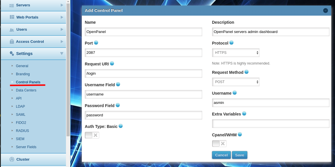 OpenPanel Ezeelogin Integration | OpenPanel