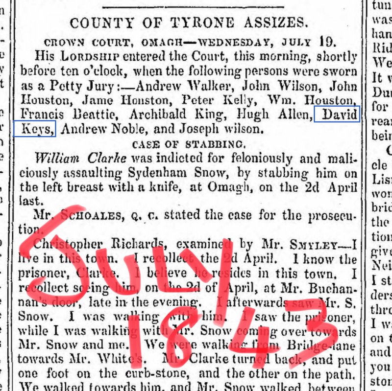 David Keys and Jane Foster - Omagh Tyrone