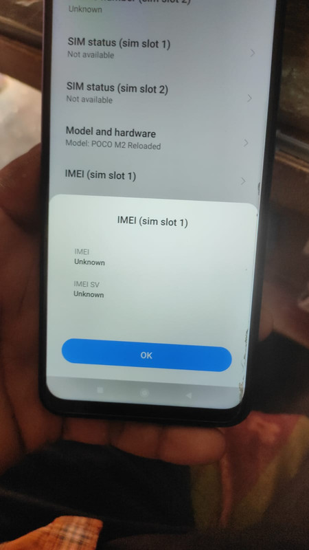 GSM-Forum - poco M2 imei repair error.... [Aswered]