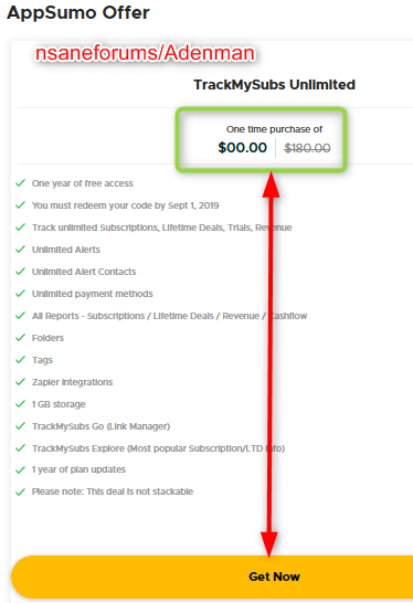 [Expired] TrackMySubs Unlimited for 12 Months - Giveaways - Nsane Forums