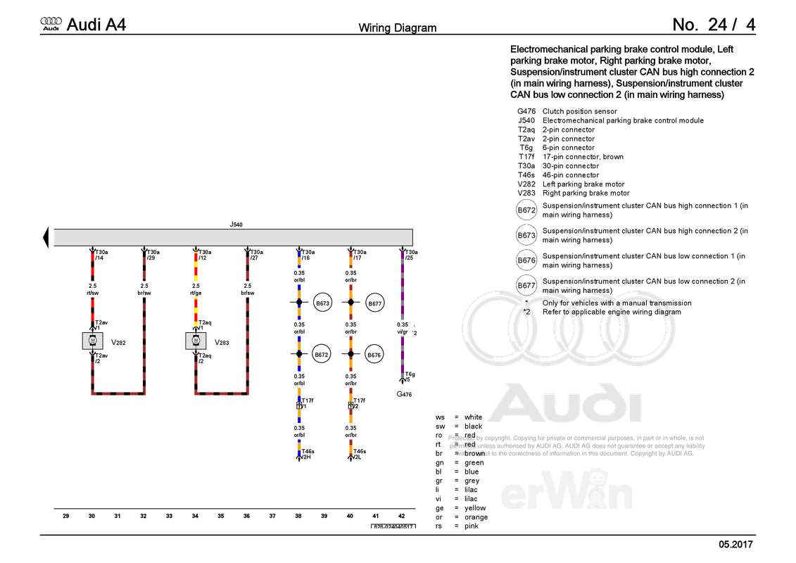 2015 allroad - Parking Brake Fault | Ross-Tech Forums