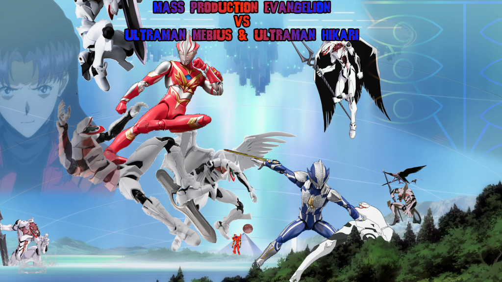 KWCE Match: Mass Production Evangelions vs Ultraman Mebius & Ultraman ...