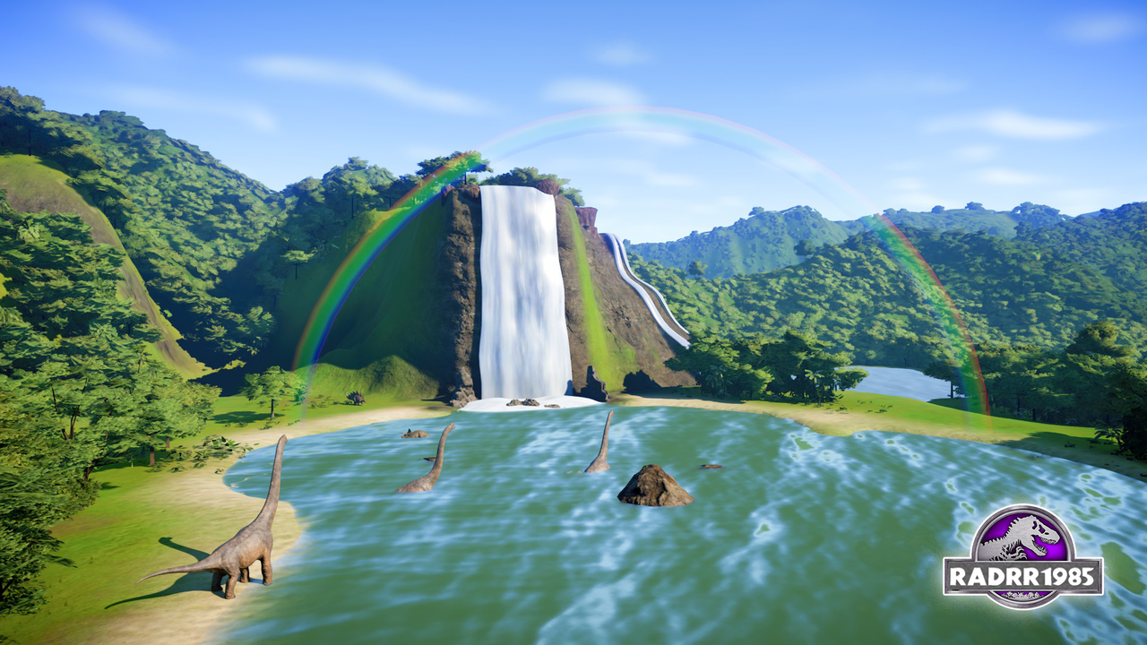 Waterfalls for JWE1 at Jurassic World Evolution Nexus - Mods and community
