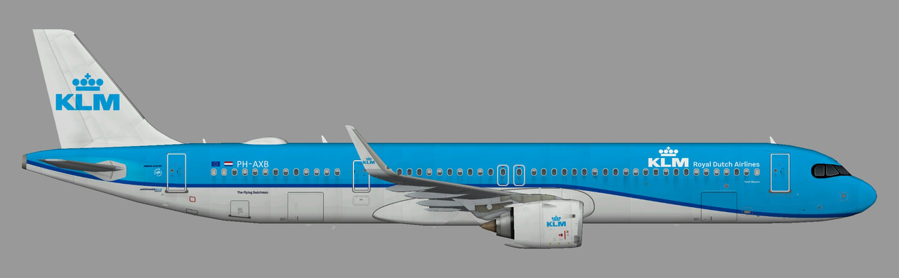 Airbus A321neo KLM Royal Dutch Airlines PH-AXB + PH-AXC – Azure AI