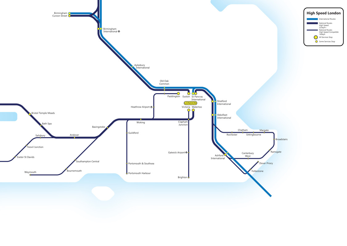 High Speed National Railmap — Postimages