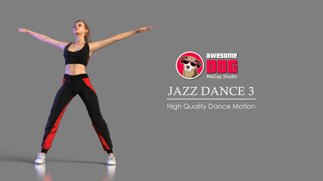 [ Reallusion Motion ] Jazz Dance 3 2025 - Free Daz 3D Models