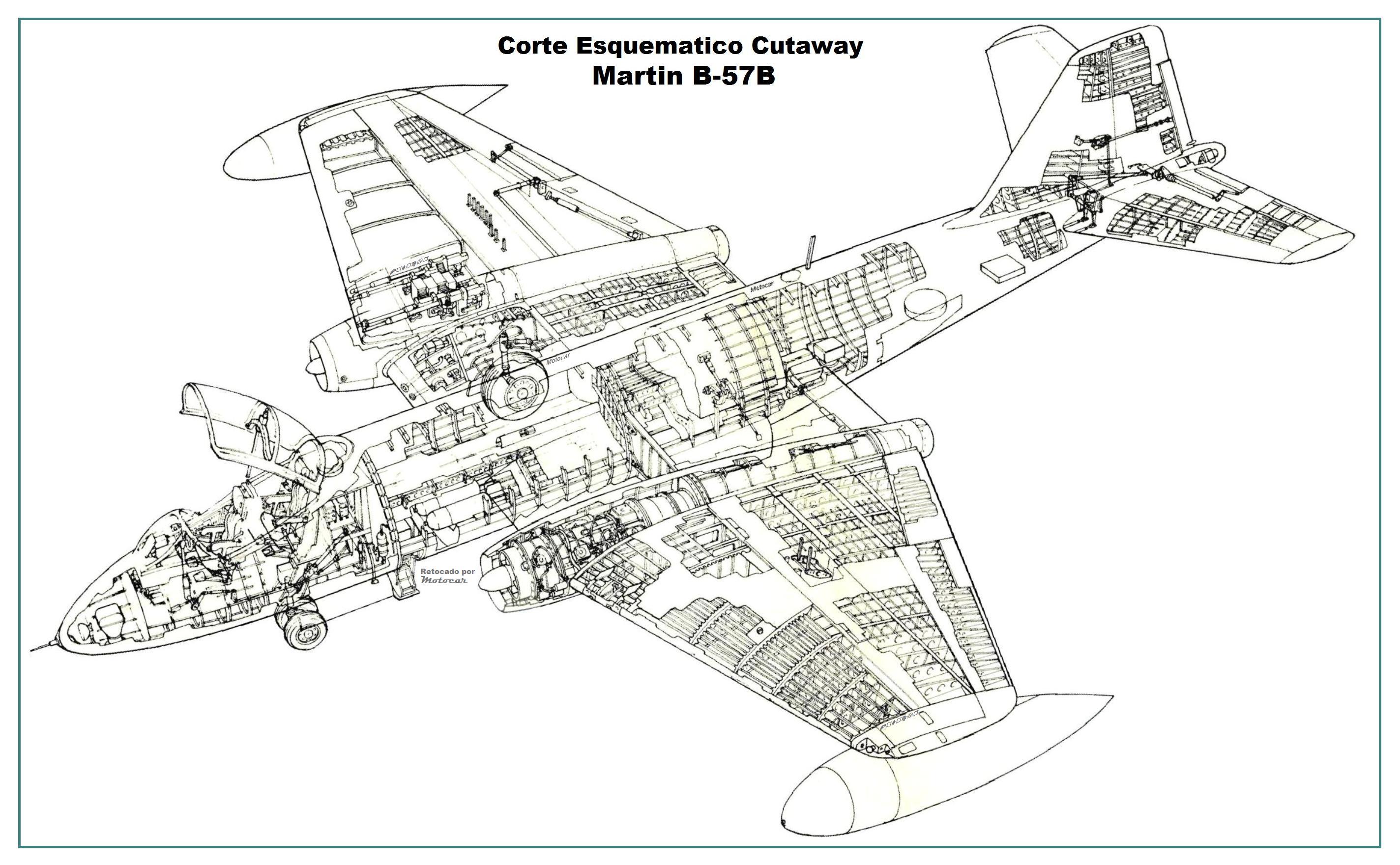 Cutaway Martin B 57 B — Postimages