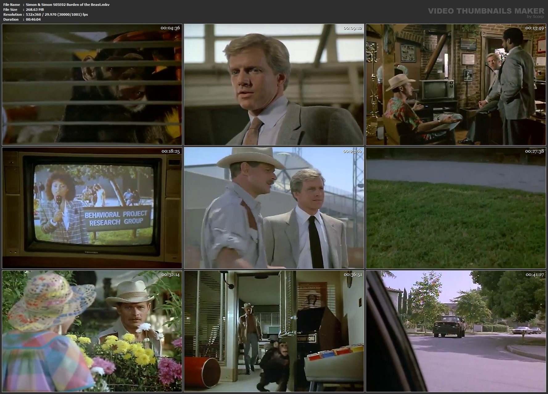 Simon & Simon S05 E02 Burden of the Beast mkv — Postimages