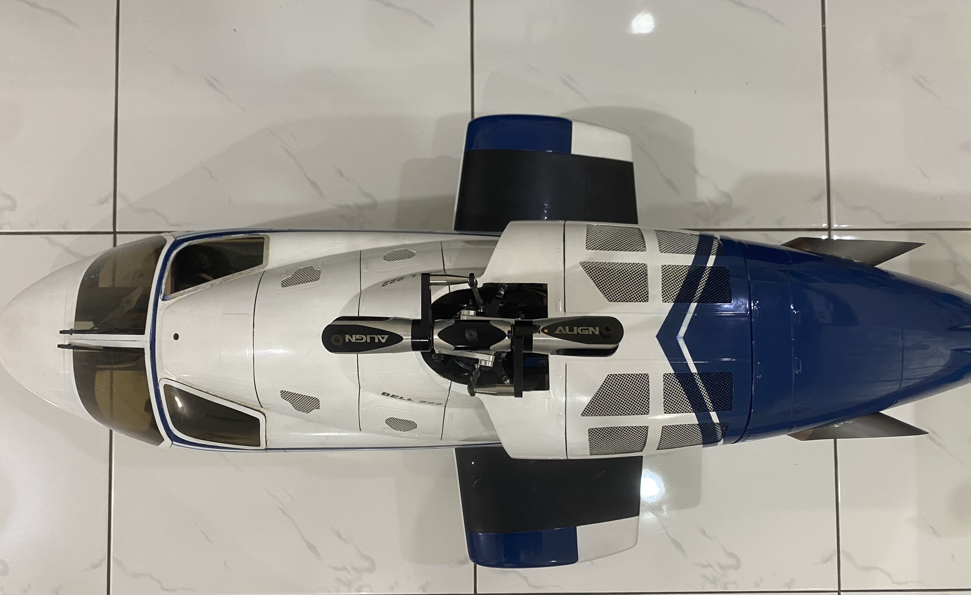 Bell 222 Top Head View — Postimages