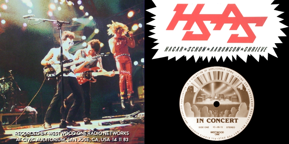 HSAS (aka Hagar Schon Aaronson Shrieve) (US) - Westwood One in Concert ...