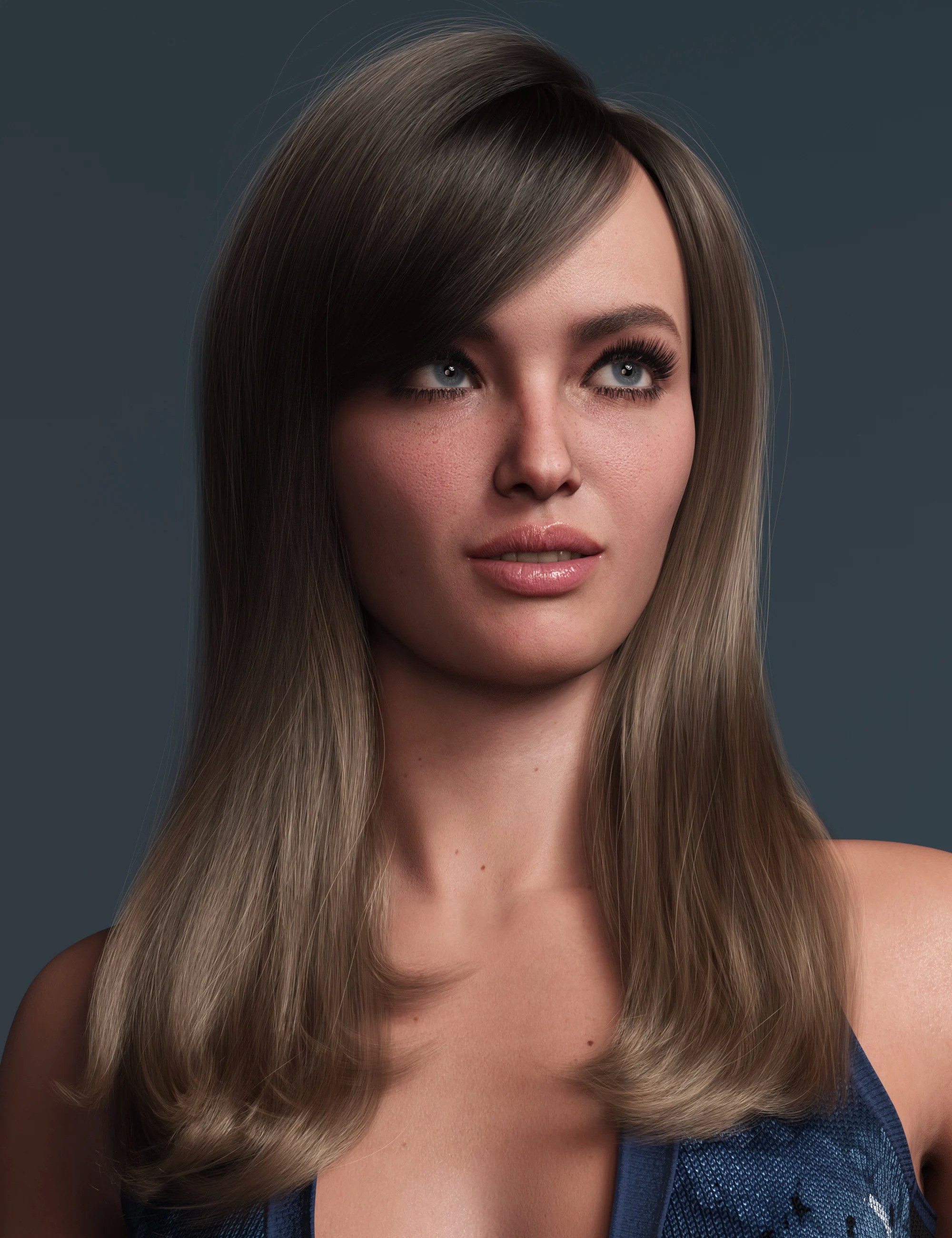 2022-01 Hair For Genesis 8 And 8.1 Females 2025 - Free Daz 3D Models