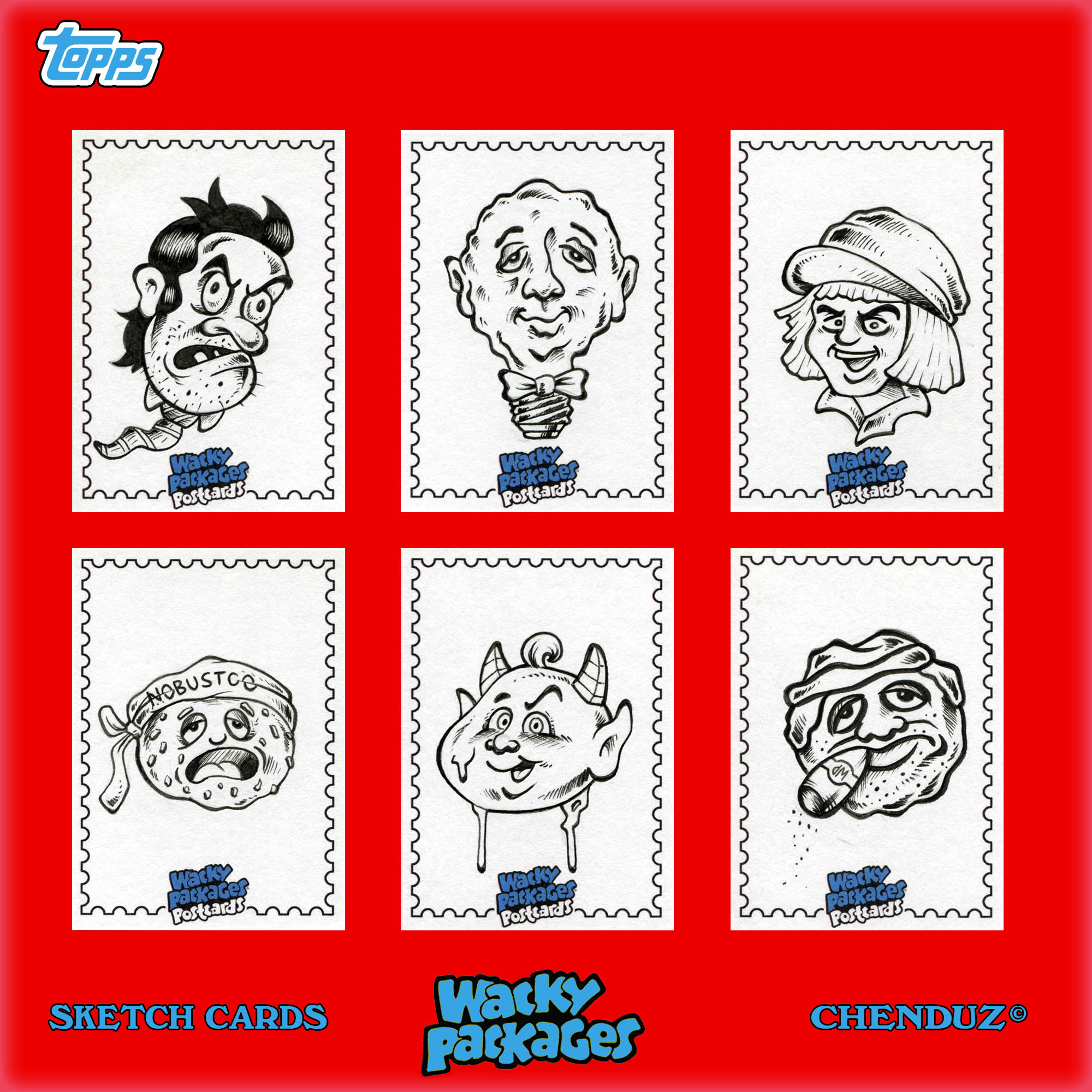 Wacky Packages 2023 Postcards sheet 2 — Postimages