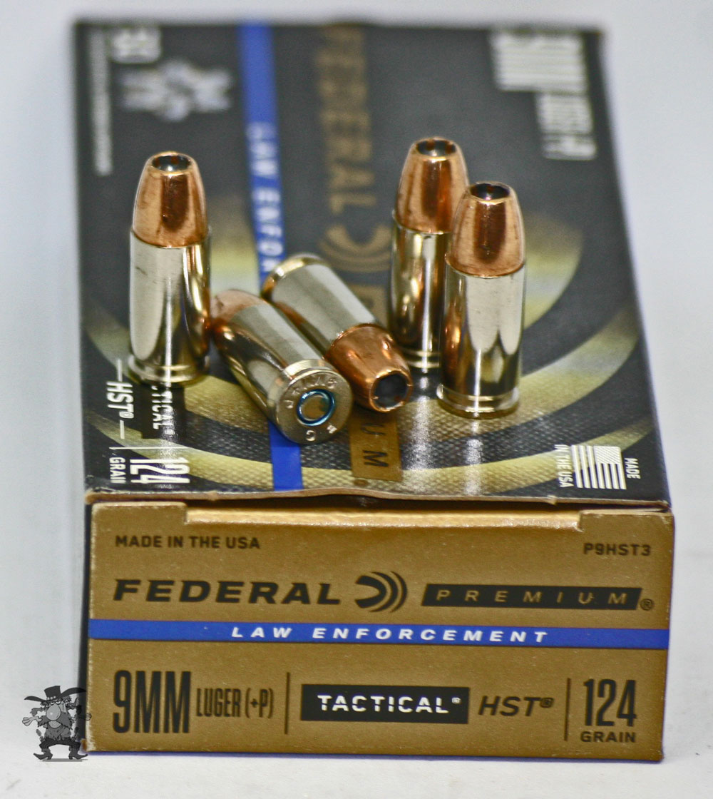 Federal 9mm 124 +P HST 124 Grain +P Grain Tactical HST Nickel JHP 50 ...