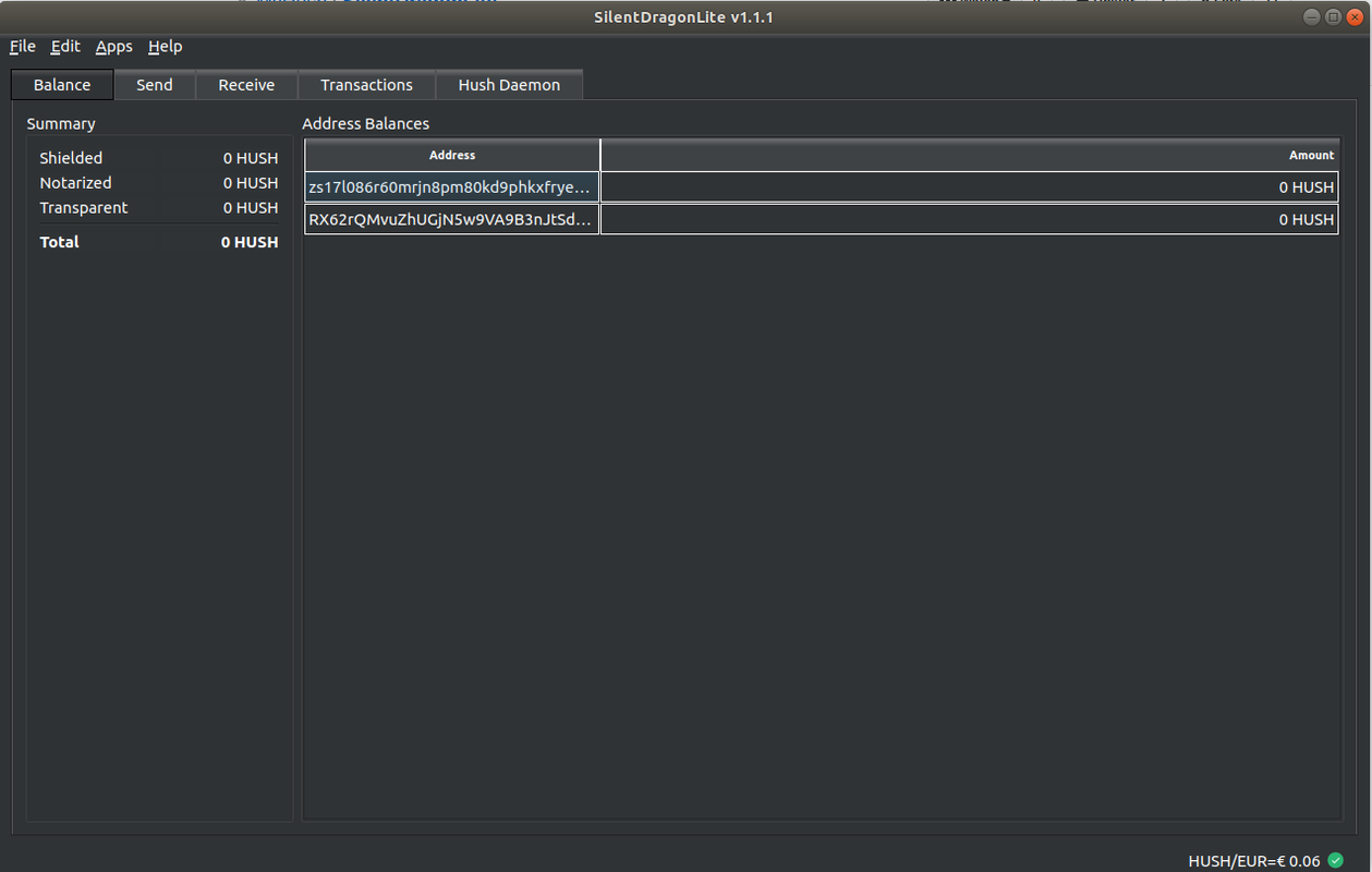 GitHub - leto/SilentDragonLite: SilentDragonLite - HUSH Lite wallet that supports zaddrs!
