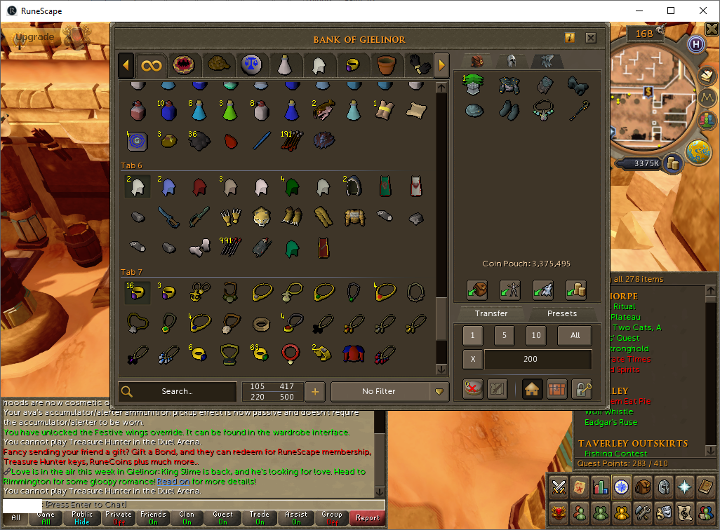 [OSRS] Maxed CMB 138 for sale, not been played on for 7+ years [PayPal ...