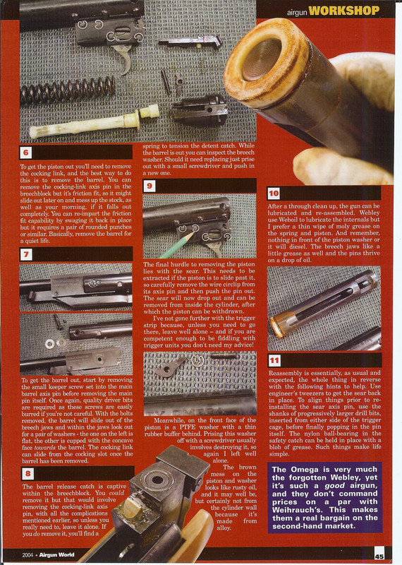 Webley Omega Strip Down Guide - Page 2