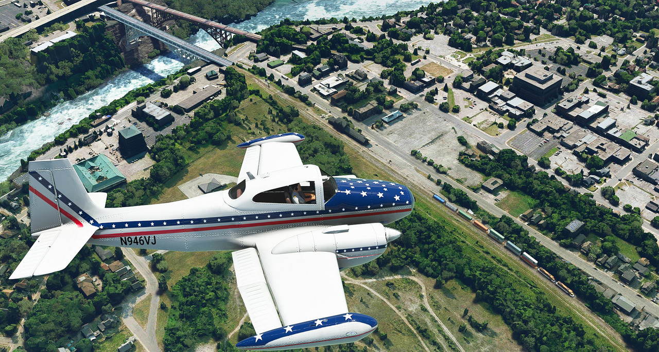 Niagara Falls - Quick overfly in Navion 480 - The AVSIM Screen Shots ...
