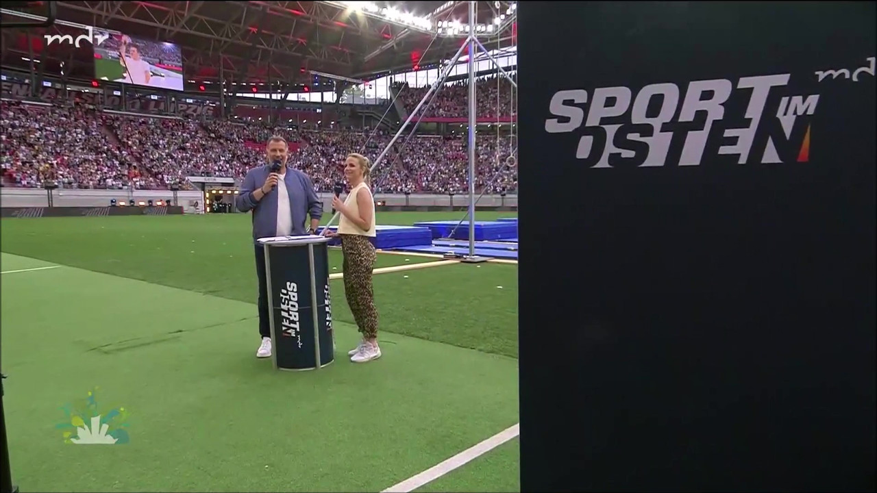 Stephanie Mueller Spirra MDR Sportim Osten Countdownzur Stadiongala ...