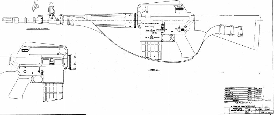 Original ArmaLite Technical Drawing Sheet > AR-15 / M-16 Retro Forum ...