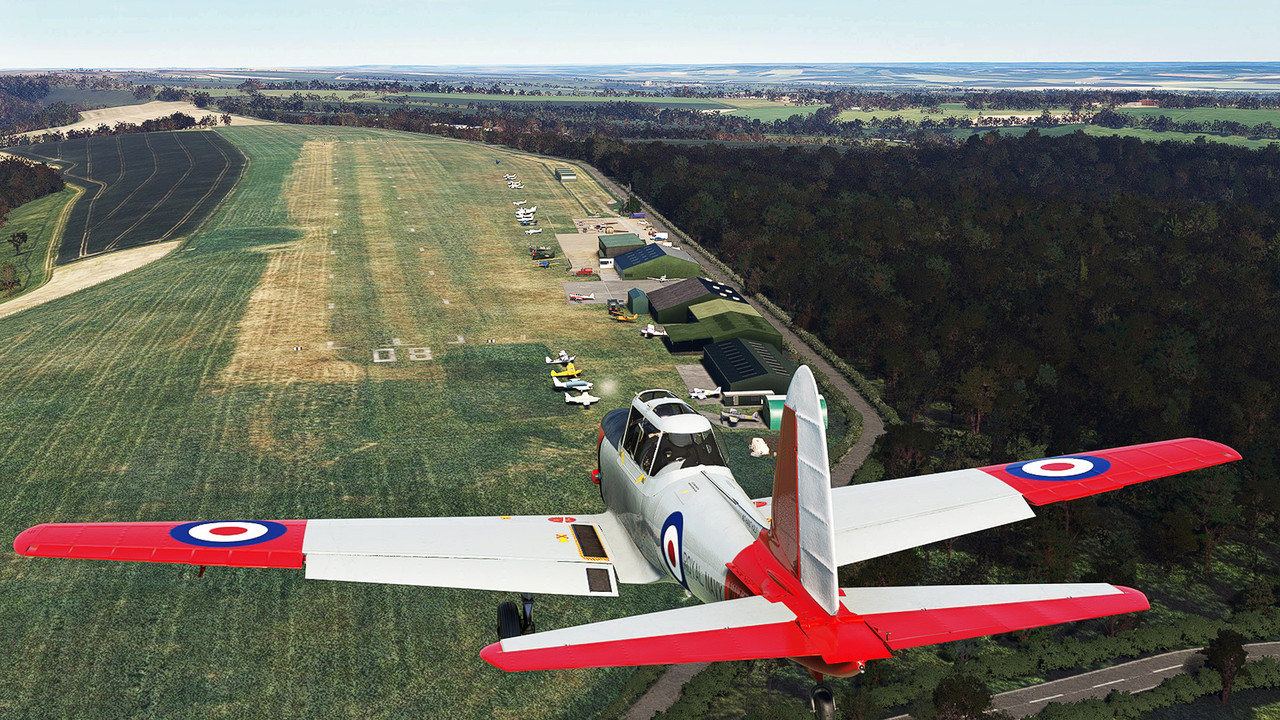 Nostalgie at Compton Abbas Airfield EGHA - Community Screenshots - Orbx ...