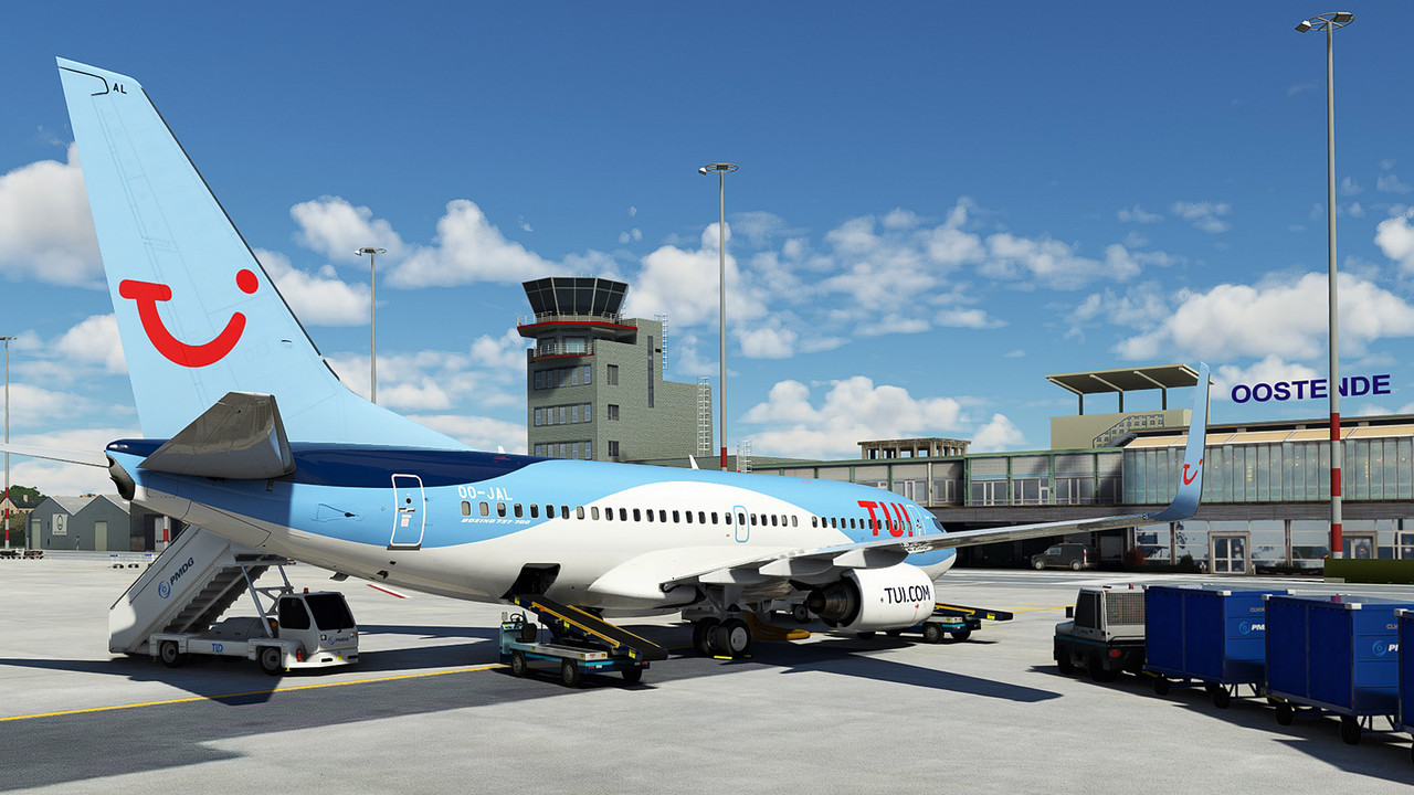 Showing my hometown Oostende and airport EBOS - The AVSIM Screen Shots ...