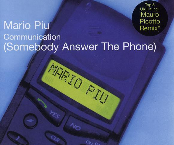 11/06/2023 - Mario Piu – Communication (Somebody Answer The Phone)(CD ...