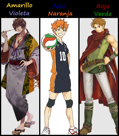 Colores en manga y anime