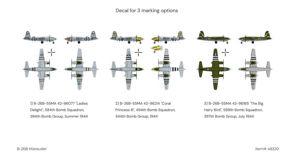 1/48 - Martin B-26B Marauder by ICM - released - new B-26F/G & Mk.III variants in 2025 - Page 3 ...