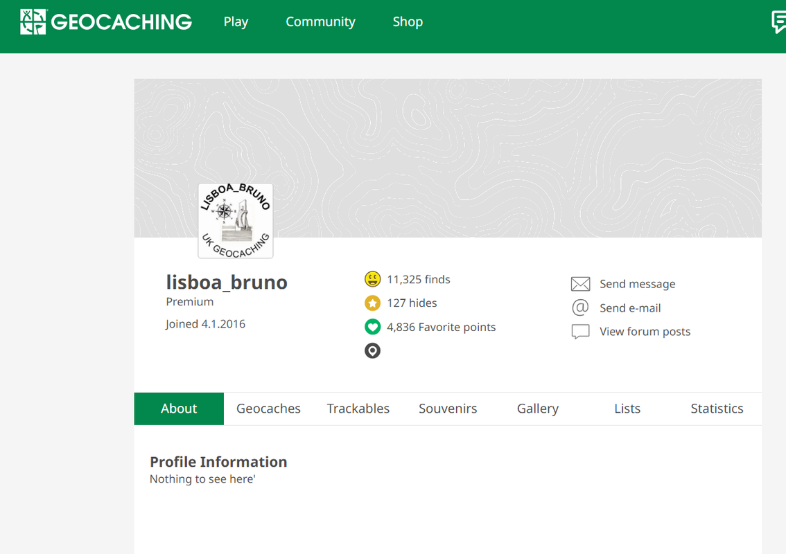 2023 09 17 13 22 42 Geocaching Groundspeak User Profile — Postimages