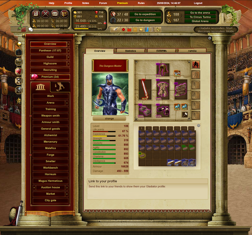 Gladiatus S63 — Postimages