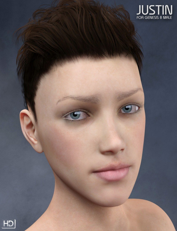 Justin HD For Genesis 8 Male 2025 - Free Daz 3D Models