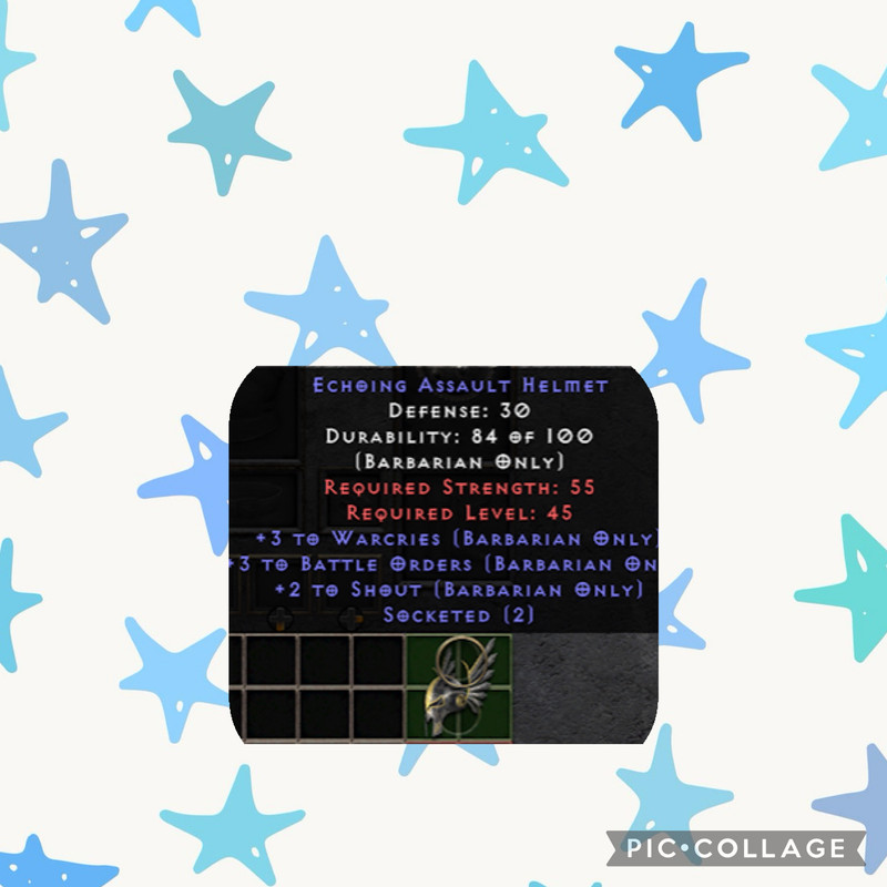 6bo 5shout/ 2sok Echoing Assault Helmet Ft - Topic - d2jsp