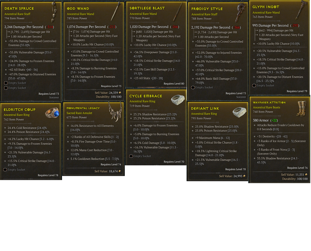 Selling Sorc Items Ring/wand/boots - Topic - d2jsp