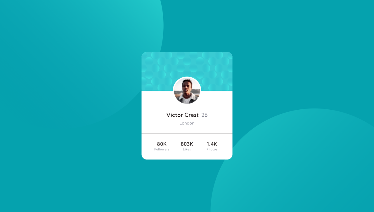 GitHub - maxmeyaev/profilecard: A basic profile card.