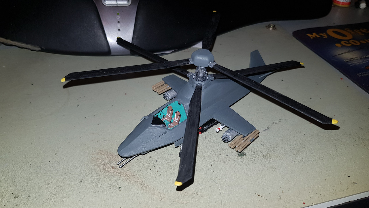 Kamov Ka-58 "Black Ghost" - Global Scale Modeller