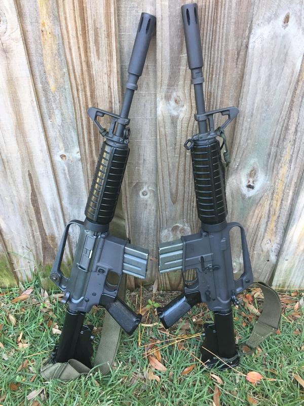 Essential arms or retro rifle car 15 aluminum coated stock assembly ...