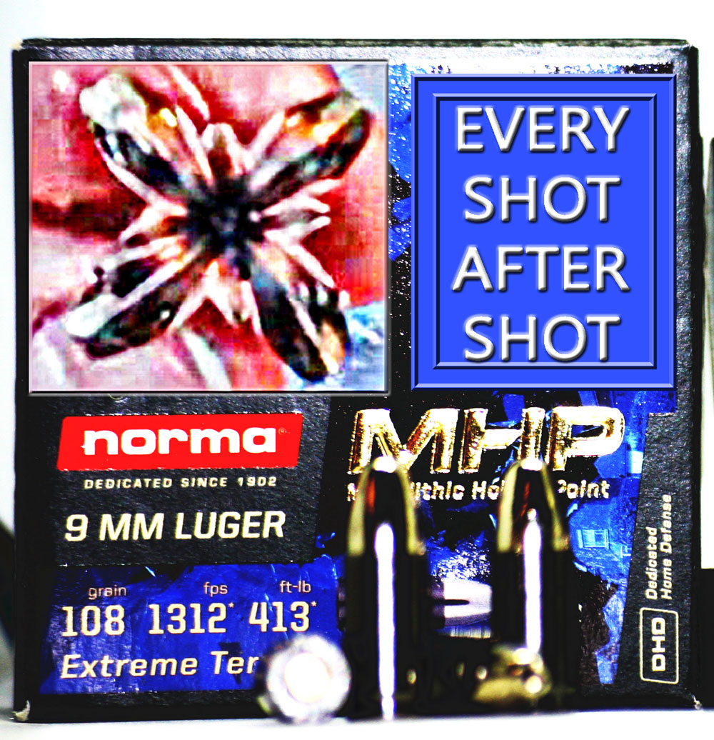 9 MM NORMA HP 108 Grain MHP MONOLITHIC HOLLOW POINT 20 Rds WiCkEd 1 BOX ...