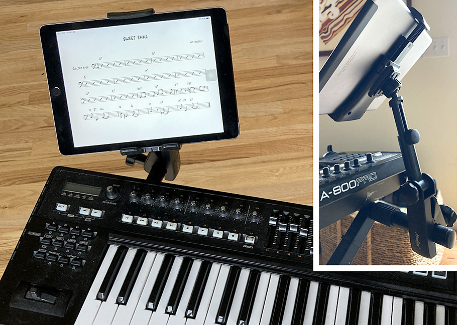 New feature in Powered Speakers - built-in tablet stand - The Keyboard ...