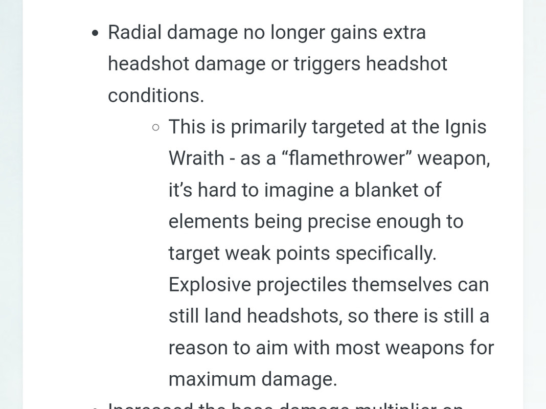 Deadhead arcanes does not gain stacks on explosive weapons but ...