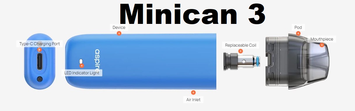 Aspire Minican 3 Pod Kit Review By Frenkyou | E-Cigarette Forum