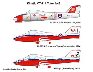 New tool Canadian CT-114 Tutor in 1/48 scale from Kinetic Model - Page ...