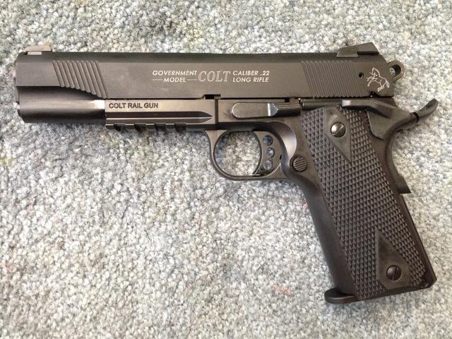 Colt by Walther 1911 .22 LR Rail Gun: 1000 Rounds and Ammo > Rimfire ...