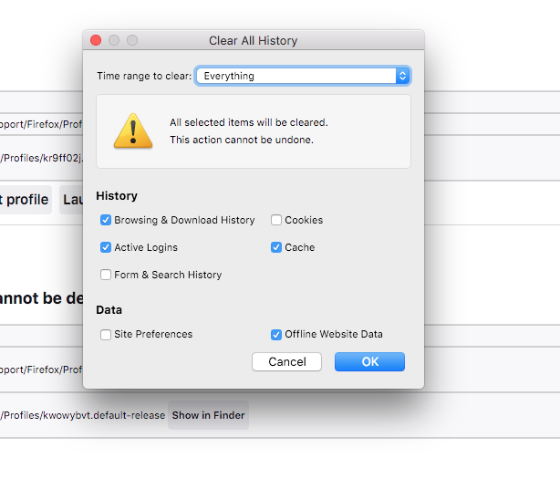 css needed to make clear recent history box very slightly grey : r ...