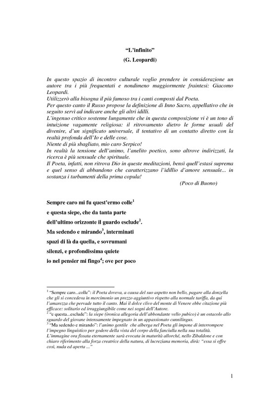 l'infinito re1 — Postimages