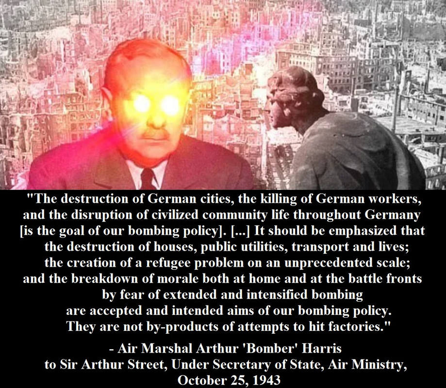 WW2 Bomber Harris October 1943 Area bombing the destruction of German ...