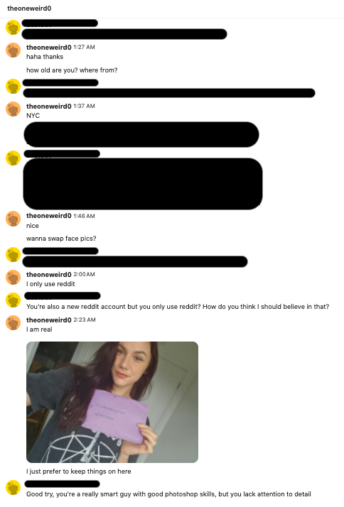 wm troll theoneweird0 impersonating 33 F thatoneweirdgoth — Postimages