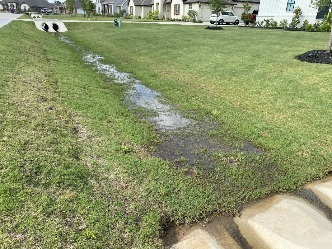 Front drainage ditch | Lawn Care Forum