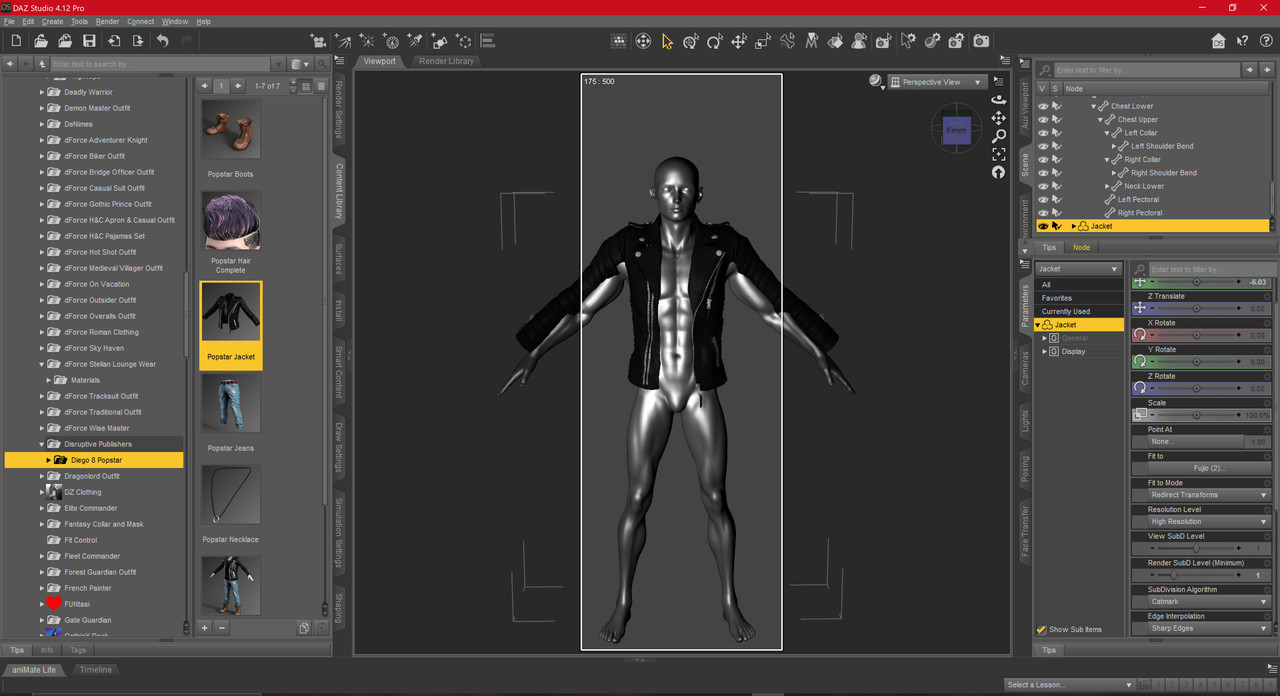 Another Fit Control Issue I Think. - Free Daz 3D Models